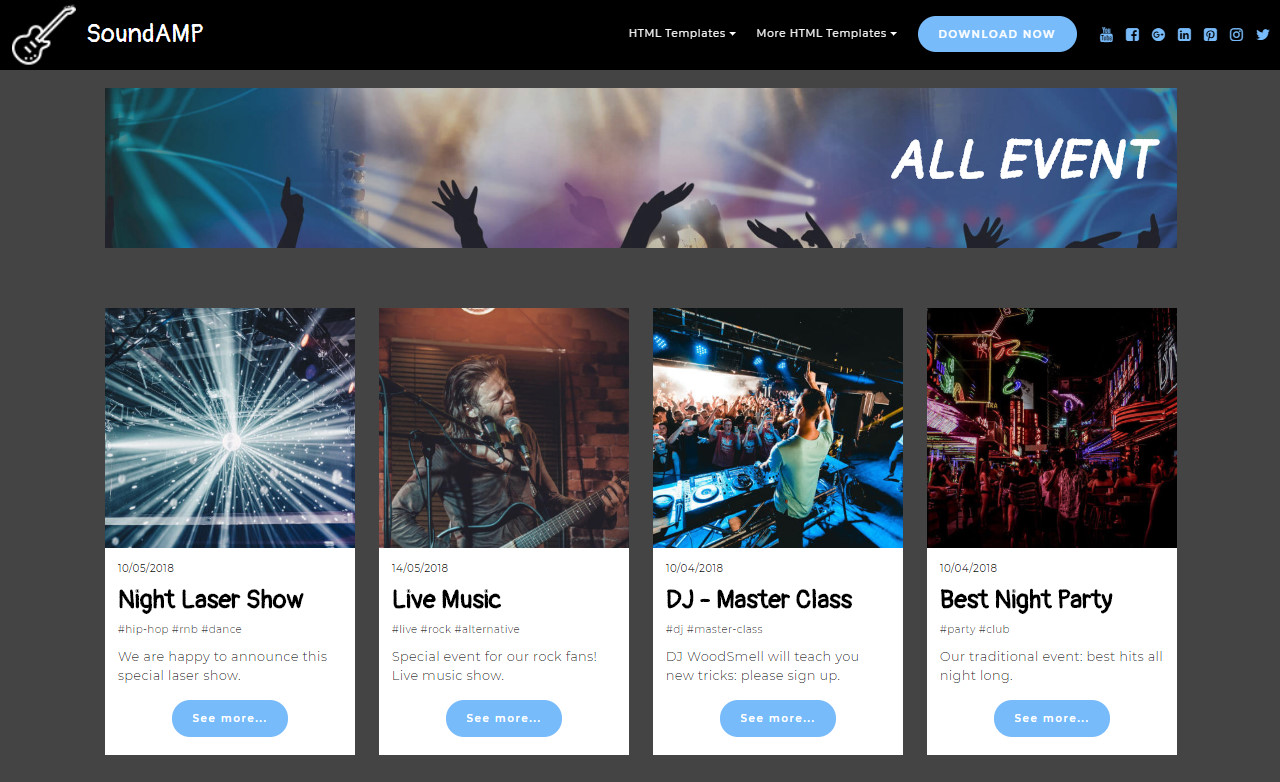Sample Website Design Using Html And Css Reverasite
